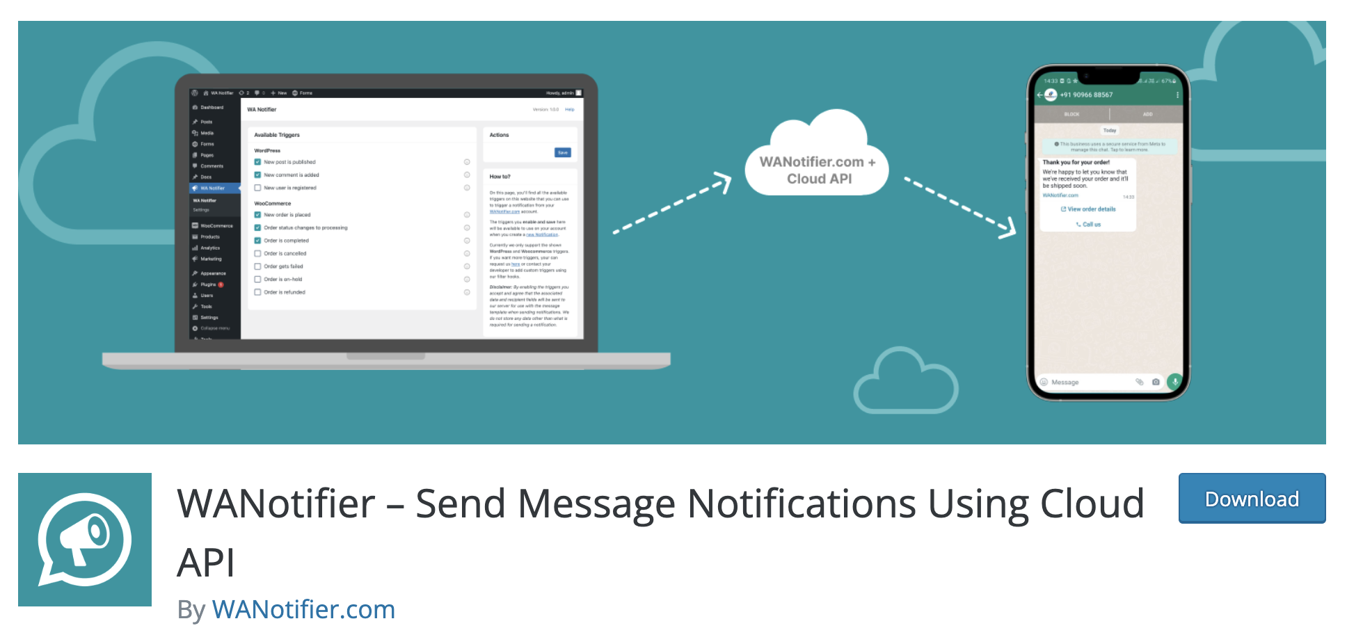 How To Send Whatsapp Notifications For Woocommerce Orders Wanotifier